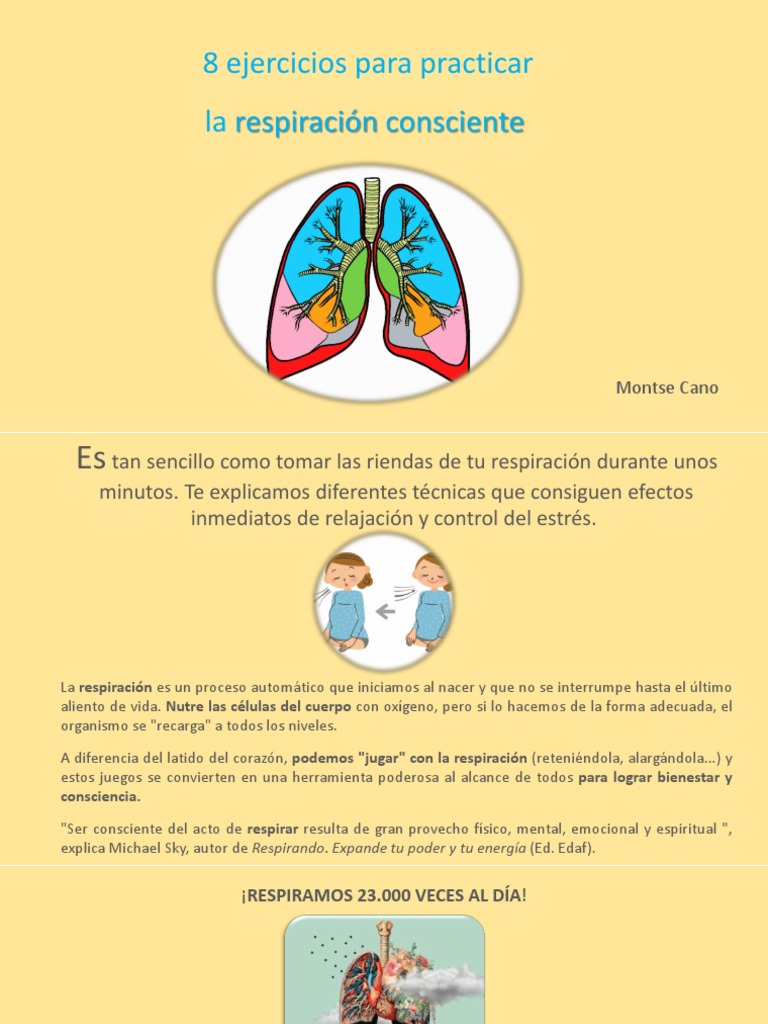 8 Ejercicios para Practicar La Respiración Consciente | PDF ...