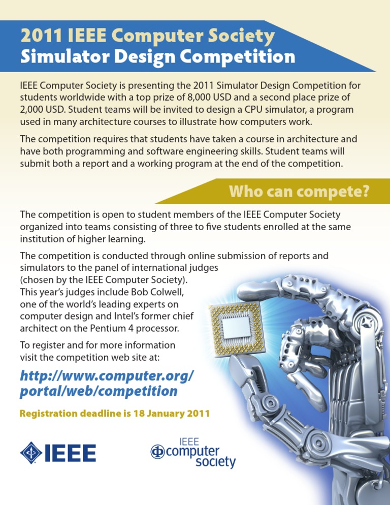 2011 IEEE CPU Simulator Competition | PDF
