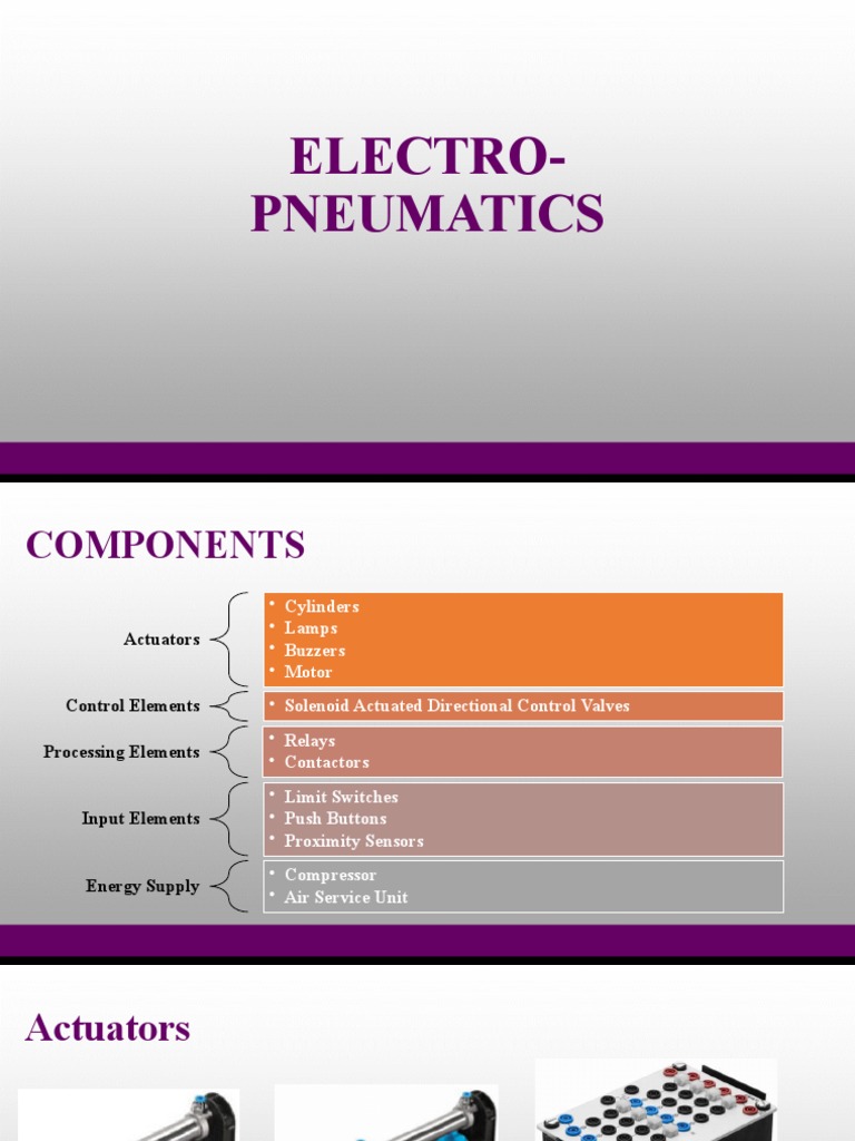 Lecture 2 Electro-Pneumatics | PDF