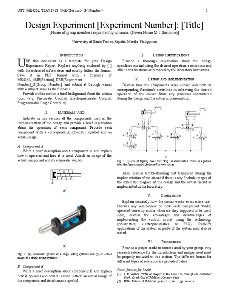 Design Experiment Template | PDF