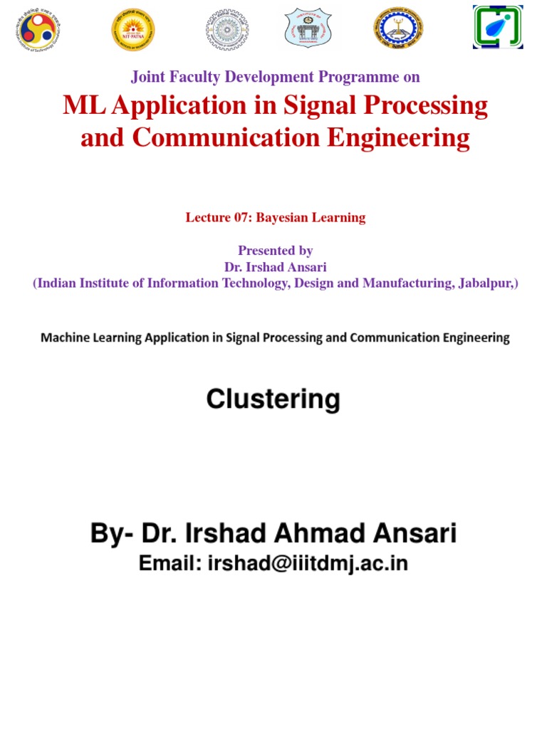 ML Application in Signal Processing Clustering | PDF | Cluster Analysis | Computational Neuroscience