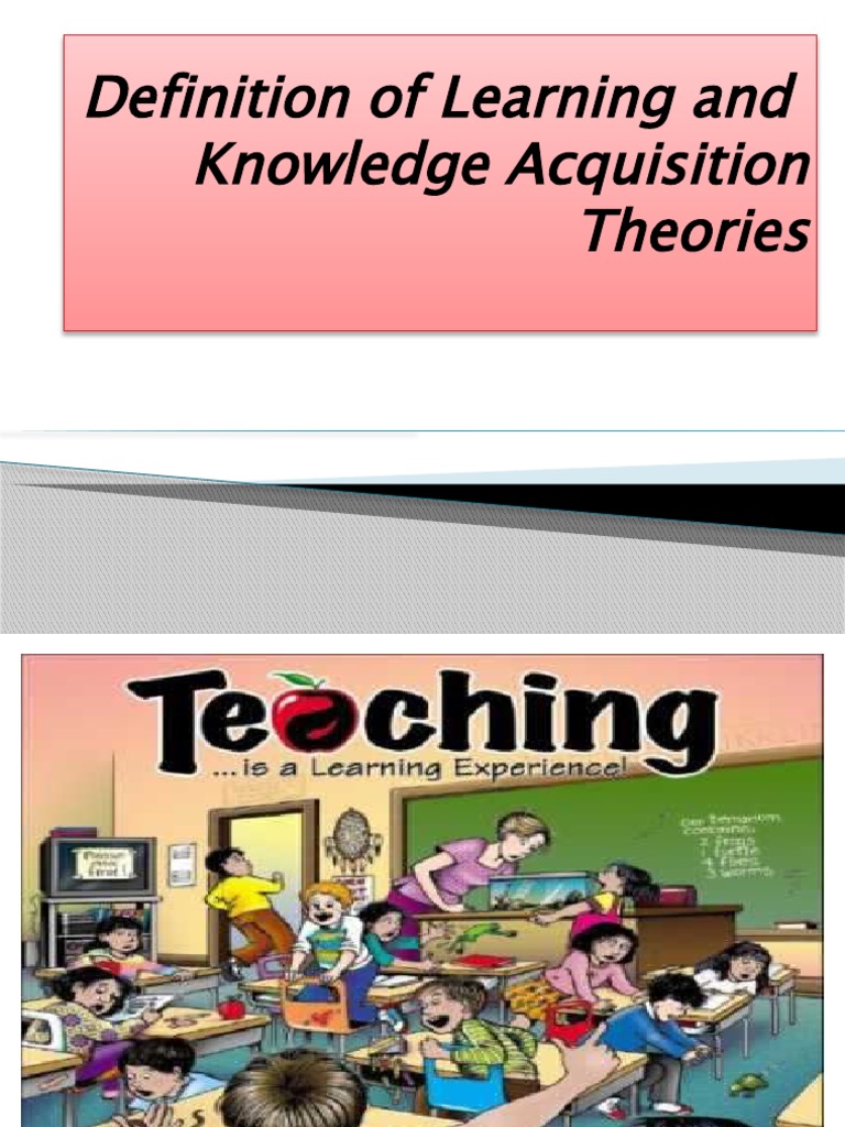 EDUC 103 PPT 1 - Definition of Learning and | PDF | Classical Conditioning | Learning