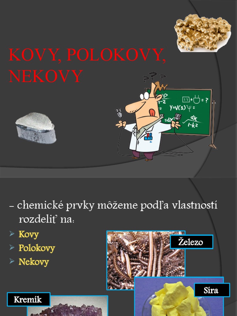 Kovy, Polokovy, Nekovy | PDF