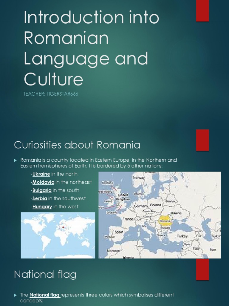 Introduction Into Romanian Language and Culture | PDF | Romania | Latin