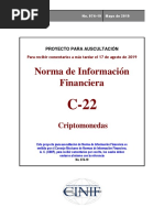 Nif C 22 Criptomonedas | PDF | normas internacionales de INFORMACION FINANCIERA | Criptomoneda