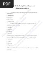 300+ (UPDATED) Leadership MCQs and Answers (PDF) 2023 | PDF ...