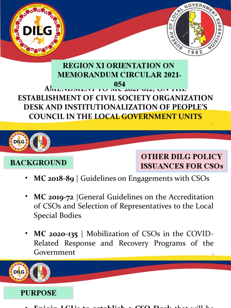 Dilg MC-2021-054 | PDF | Justice | Crime & Violence