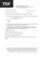 Midterm Exam in MMW Part 1 PDF | PDF