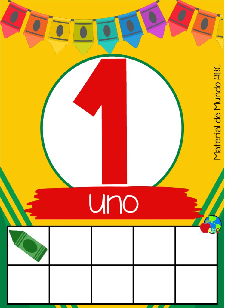 Numeros Crayola - PDF Versión 1 | PDF