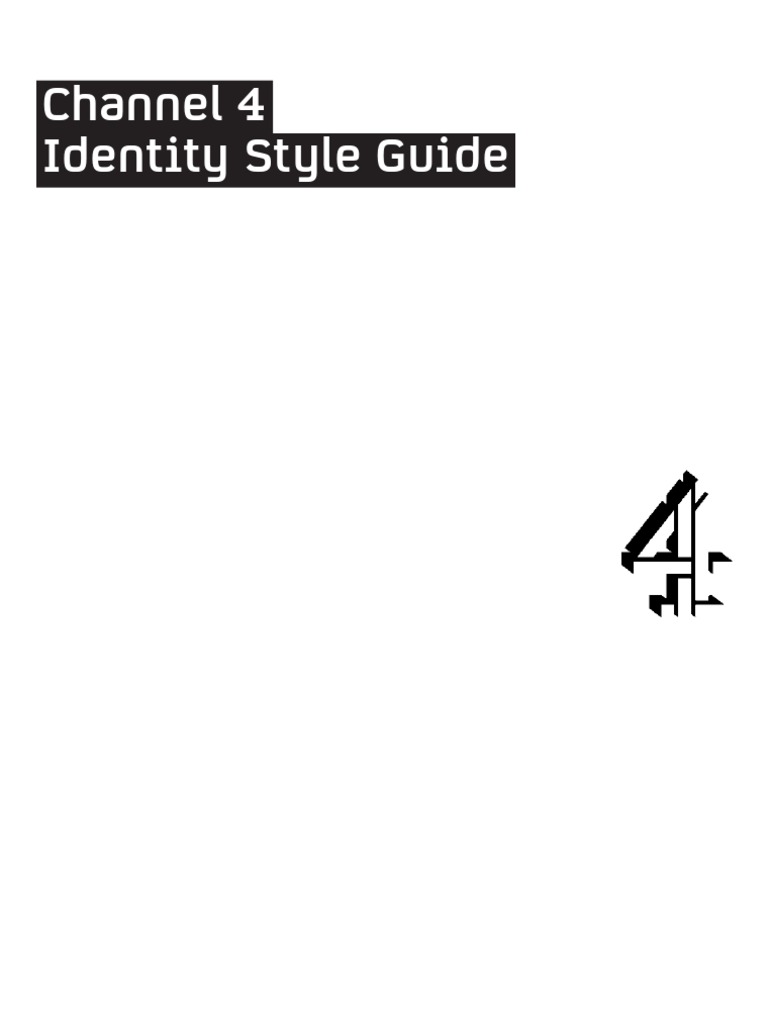 Channel 4 Identity Style Guide | PDF
