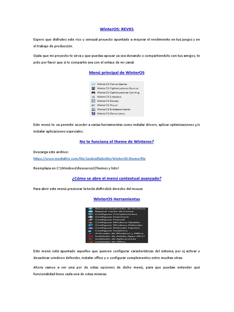 Guia WinterOS - Rev05 | PDF | Microsoft Windows | Windows 10