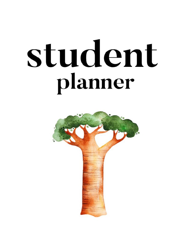 Student Planner Free Printables | PDF