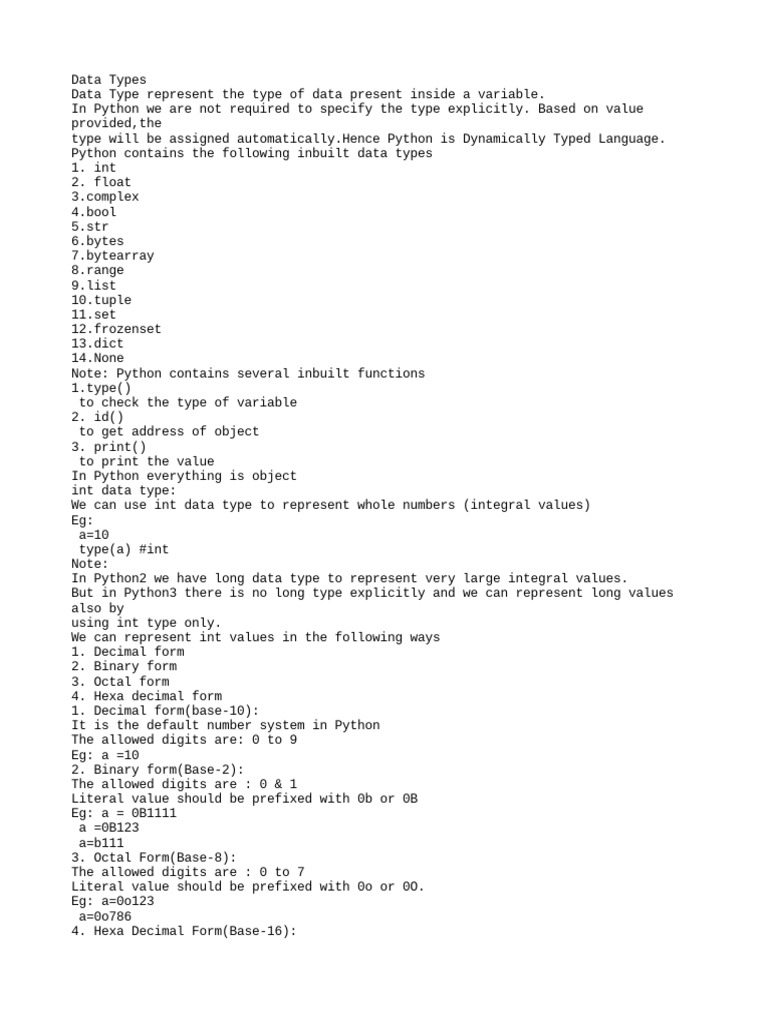 Datatypes | PDF | Integer (Computer Science) | Computer Programming Datatypes | PDF | Integer (Computer Science) | Computer Programming