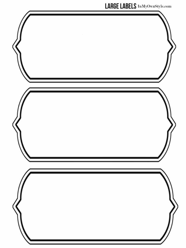 Free Printable Labels | PDF