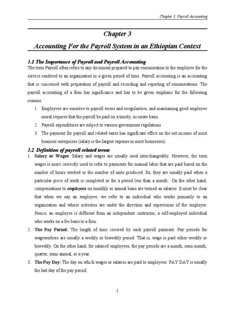 Accouc Payroll CH3 | PDF | Payroll Tax | Payroll