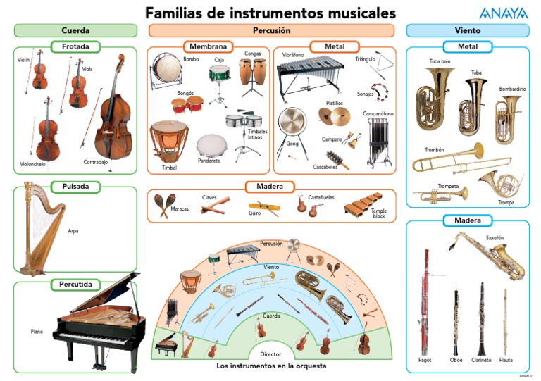 Hojas De Trabajo Sobre La Familia De Instrumentos