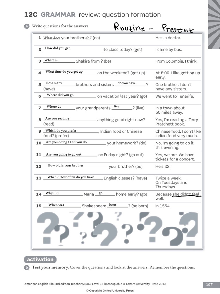 Review Grammar | PDF