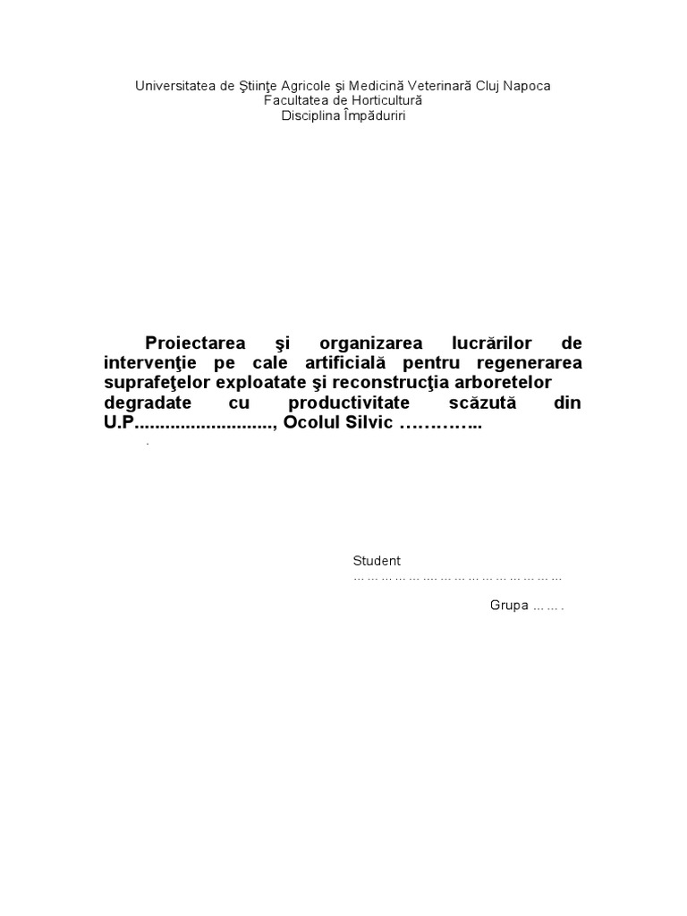 Proiect Impaduriri CAPIT 1-3!1!16 | PDF