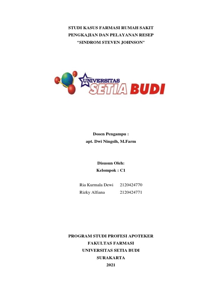 Kelompok 2 - C1 - SINDROM STEVEN JOHNSON | PDF