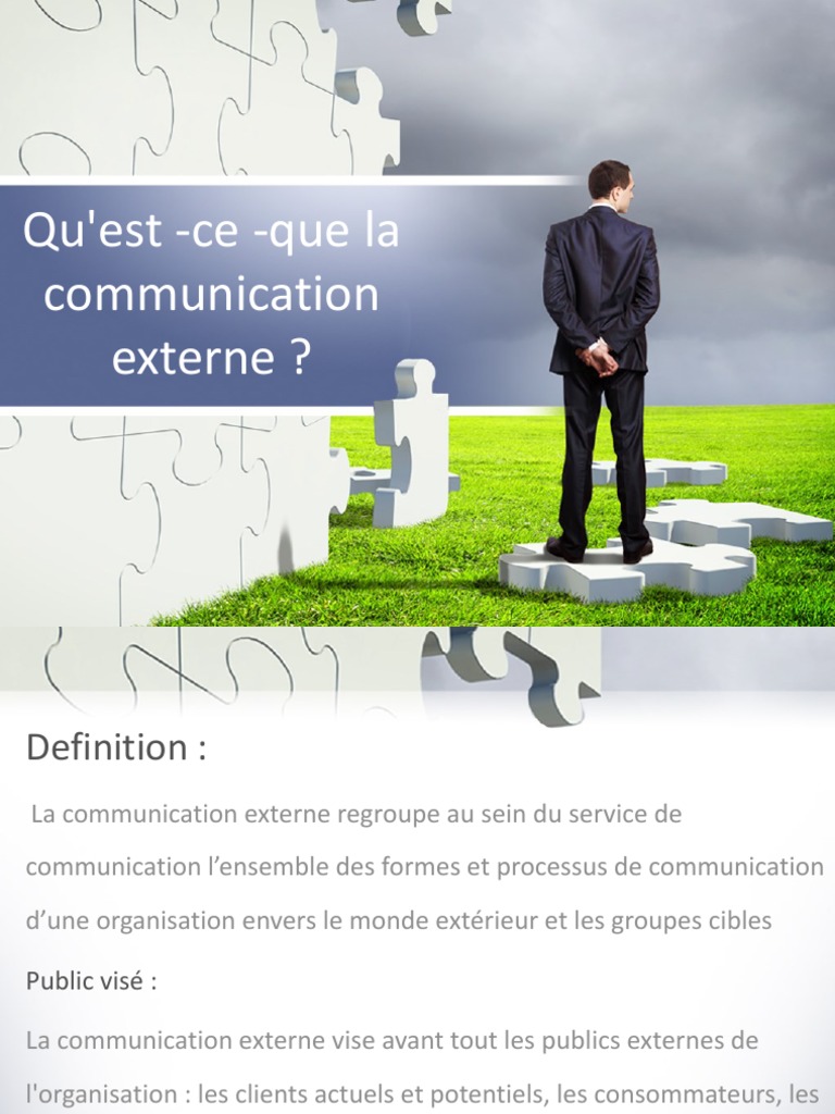 Communication Externe : Types et Objectifs | PDF | Marque | Publicité