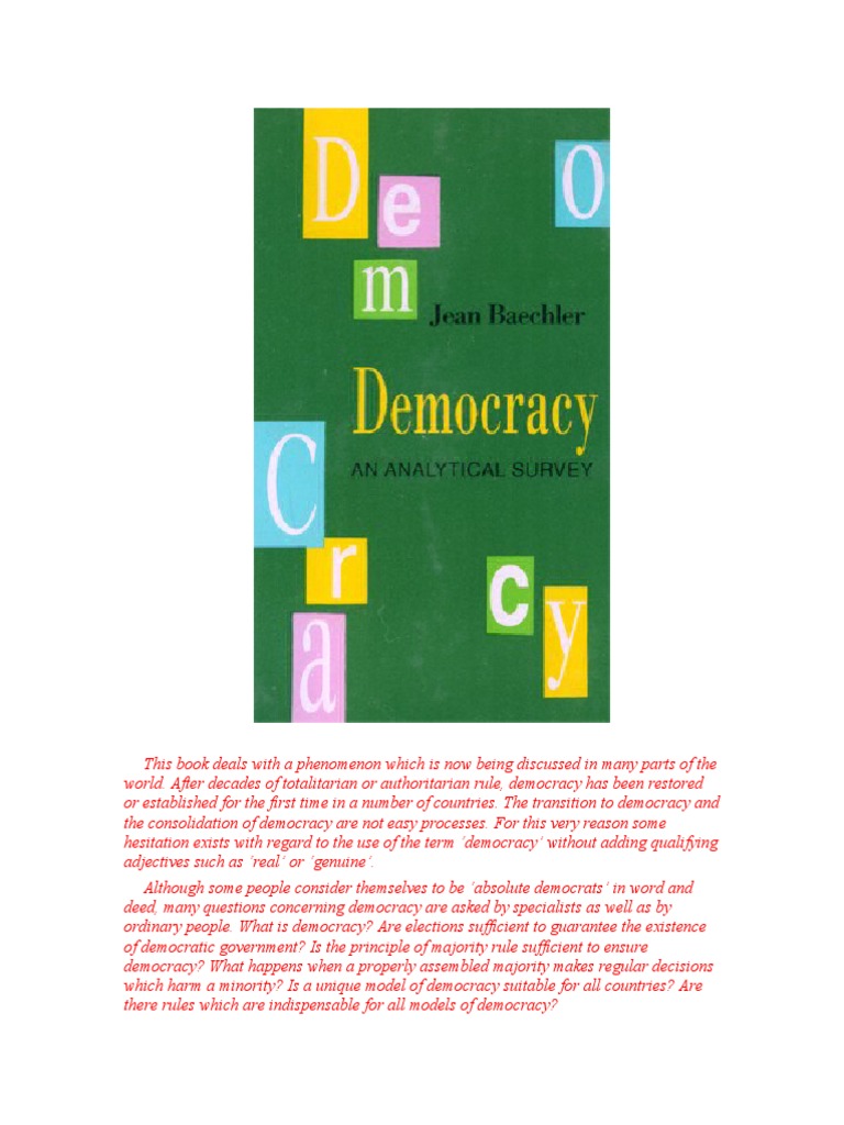 Understanding Democracy's Complexities | PDF | Democracy | Political ...