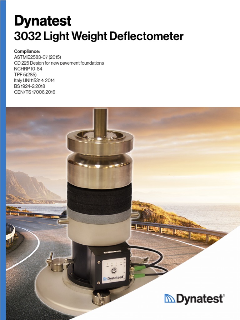 Dynatest 3032 Light Weight Deflectometer | PDF | Mobile App | Young's ...