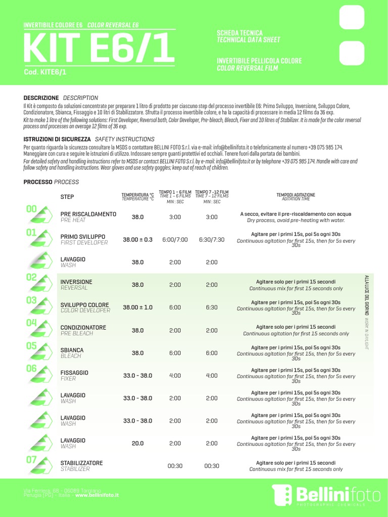 E6 - Scheda Tecnica 1 | PDF