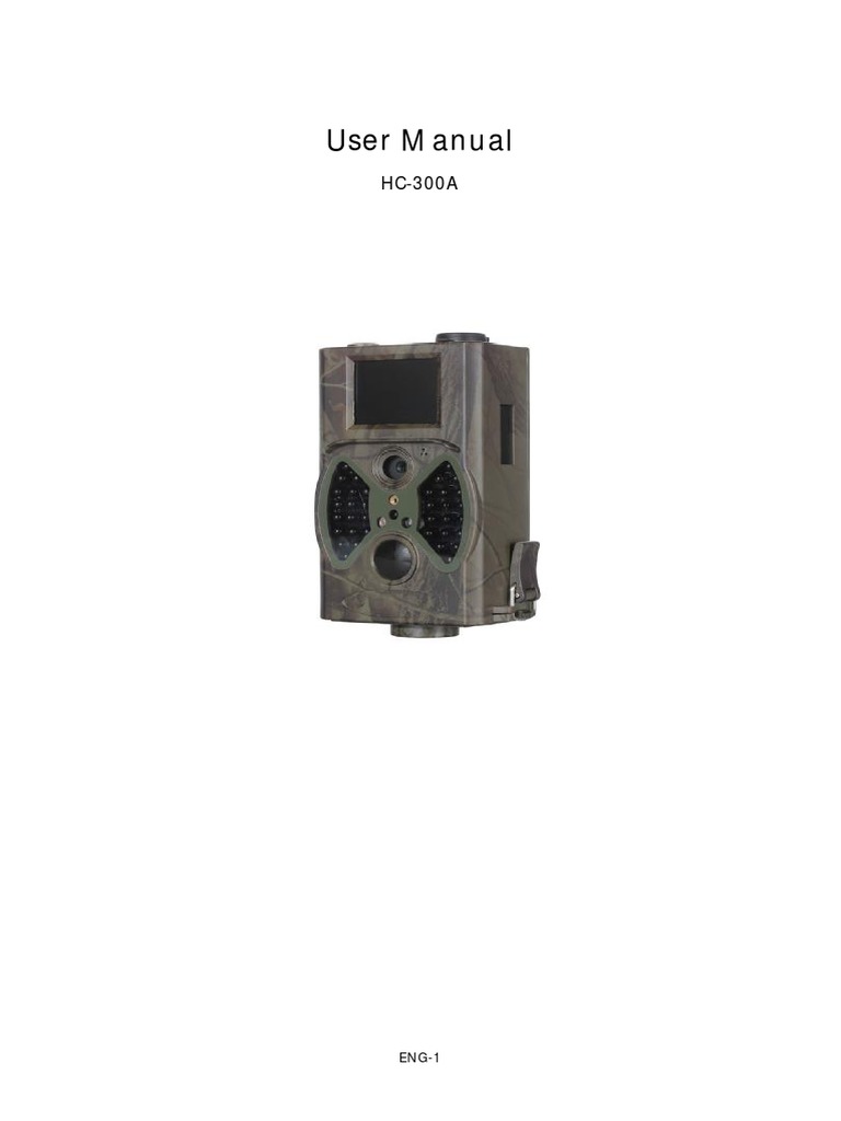 HC-300A User Manual L | PDF | Camera | Video