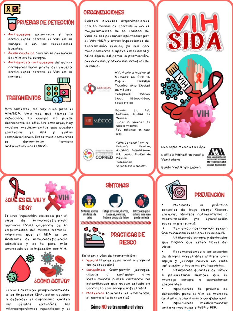 Triptico VIH | PDF | VIH / SIDA | VIH