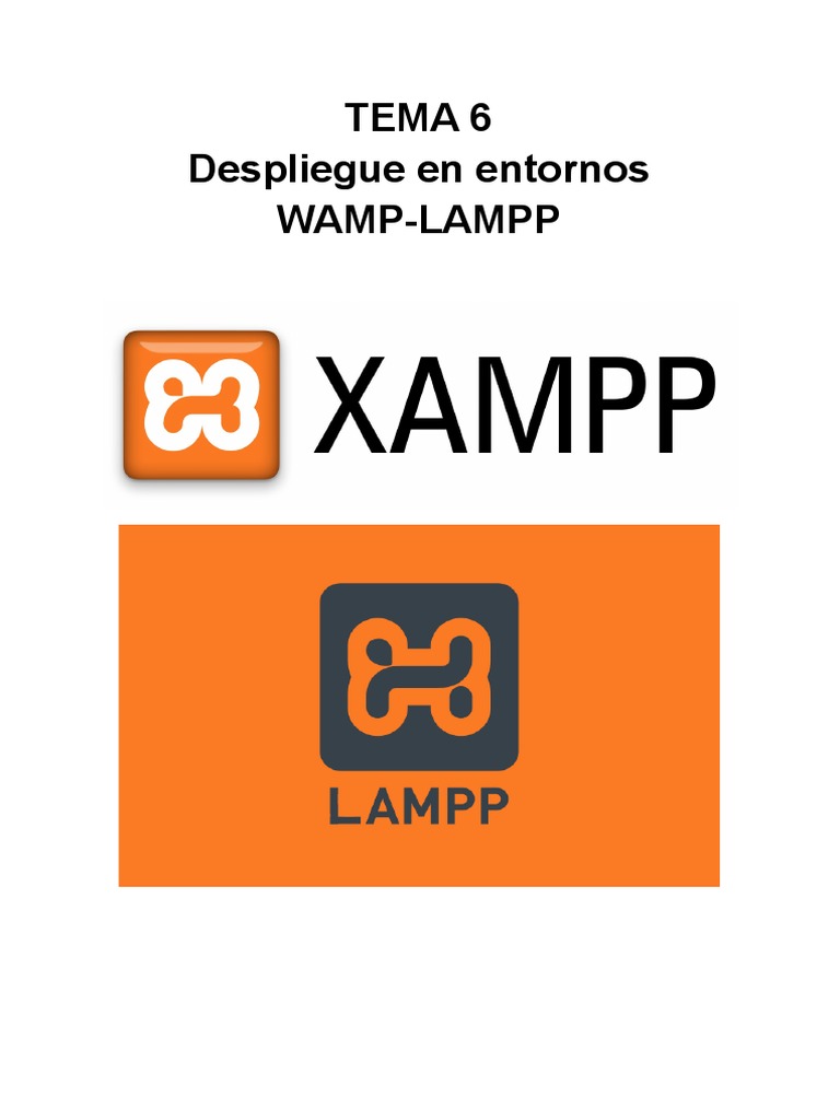 TEMA 6 Despliegue en Entornos WAMP-LAMPP | PDF | Mi sql | Protocolo de transferencia de archivos