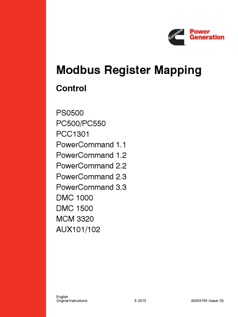 Modbus Mapping | PDF | Natural Gas | Electrical Engineering