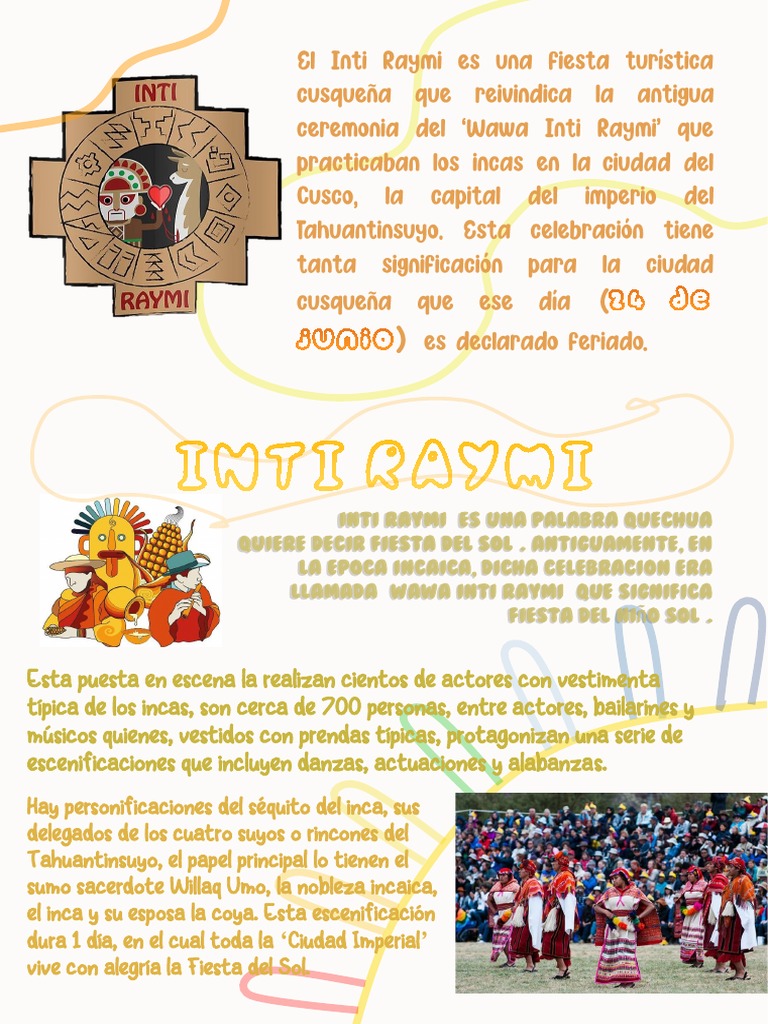 Inti Raymi - Afiche | PDF