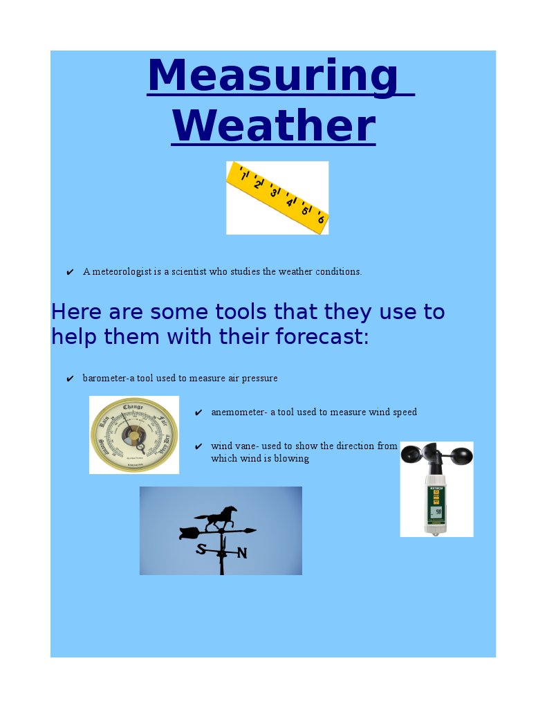 Measuring Weather | PDF