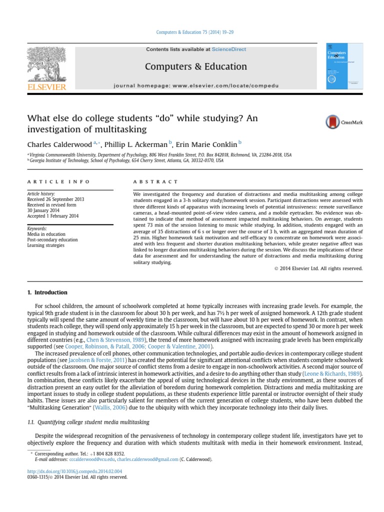 Computers & Education: Charles Calderwood, Phillip L. Ackerman, Erin ...