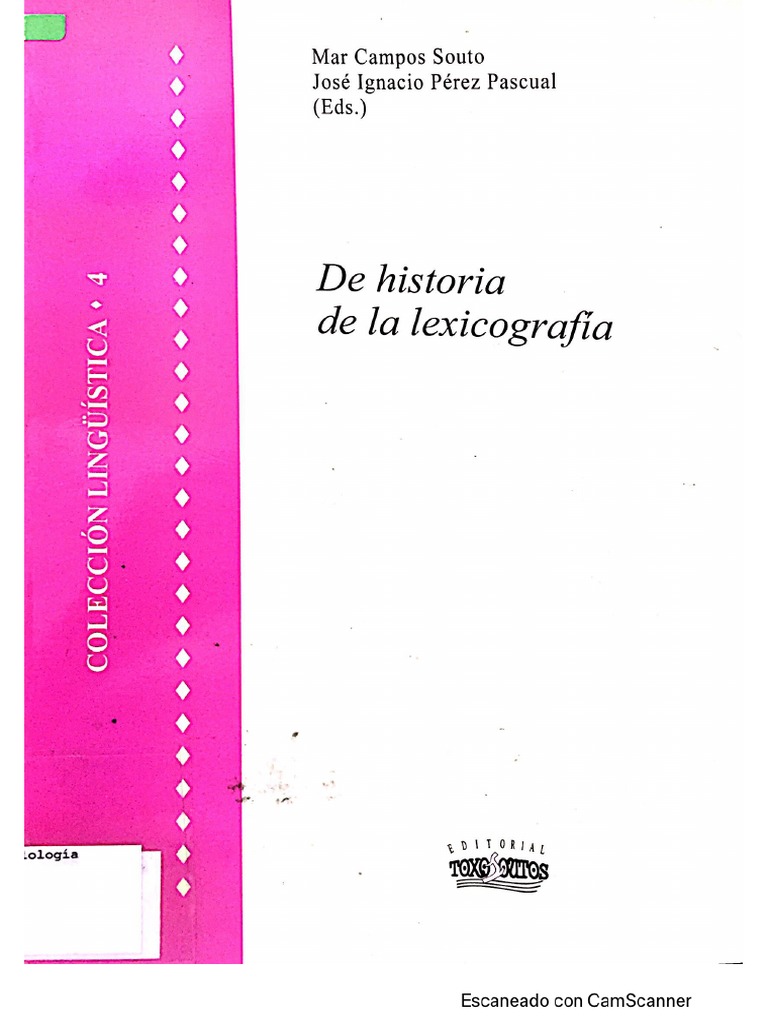de Historia de La Lexicografía, I | PDF