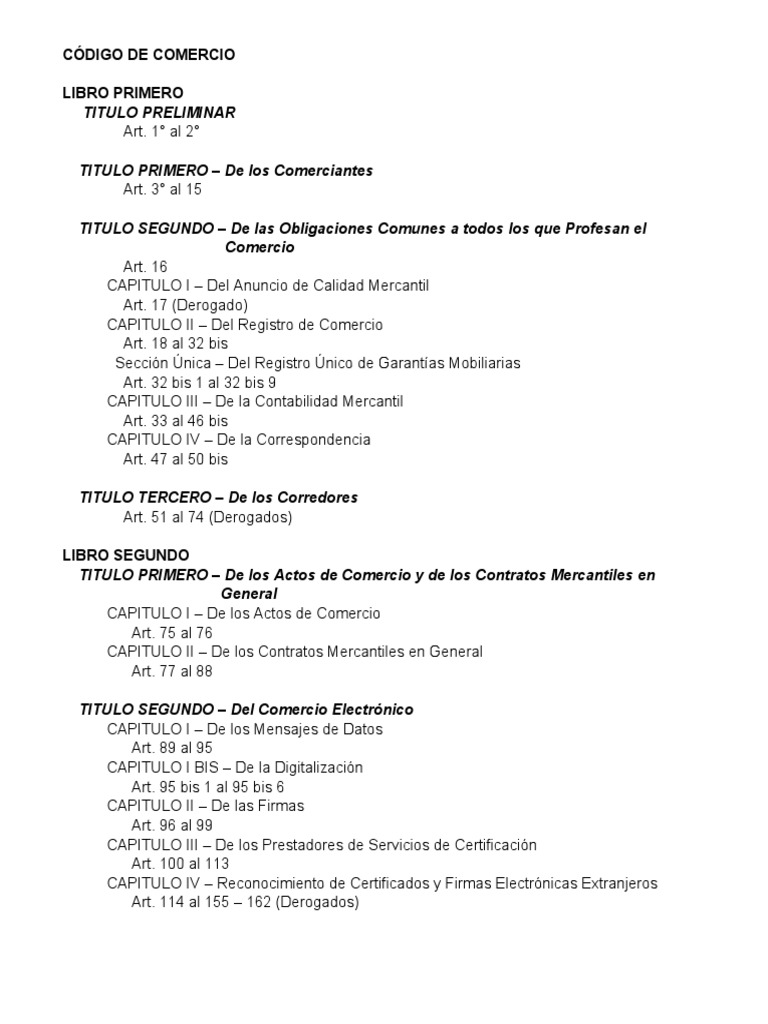 Resumen del Código de Comercio Colombiano | PDF | Business | Justicia