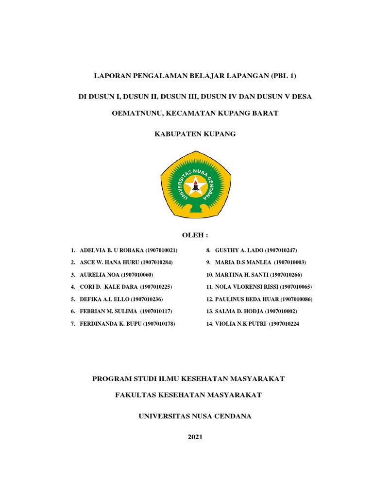 LAPORAN PBL KELOMPOK 6-Dikonversi | PDF | Ilmu Sosial | Kajian Bahasa Asing