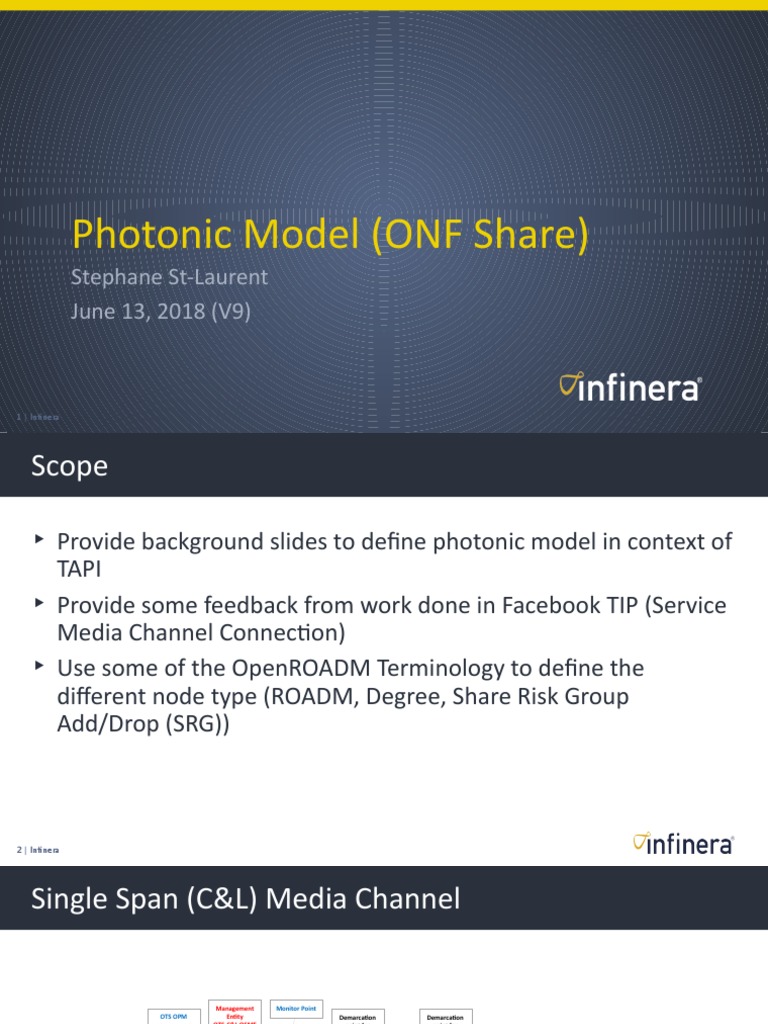 Photonic Model v9 Infinera | PDF | Modulation | Bandwidth (Signal Processing)