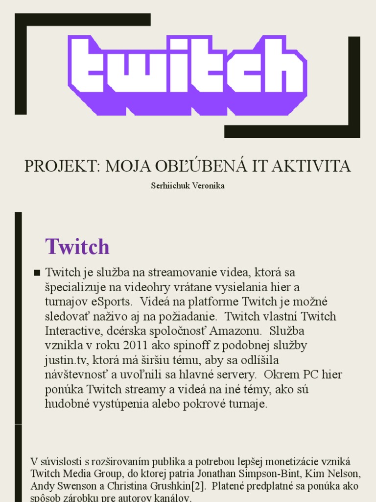 Twitch | PDF