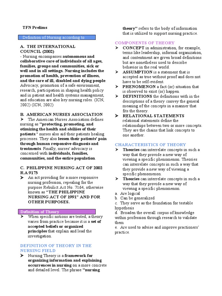 TFN Notes | Download Free PDF | Theory | Science