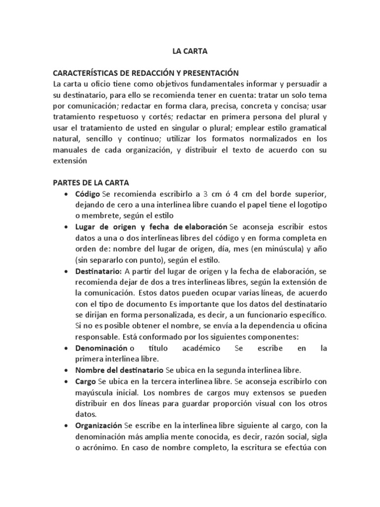 Redaccion Cami | PDF | Caso de carta | Bogotá