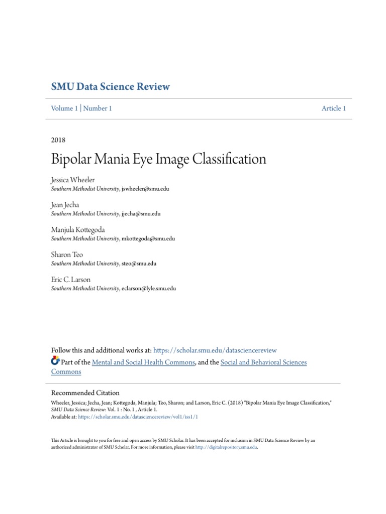 Mania in The Eyes | PDF | Bipolar Disorder | Mania