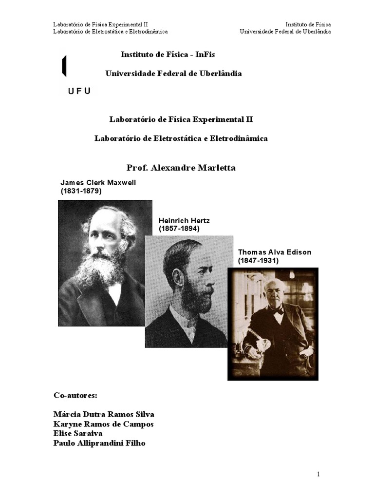 Apostila Fis Exp. 2 | PDF | Carga elétrica | Rede elétrica