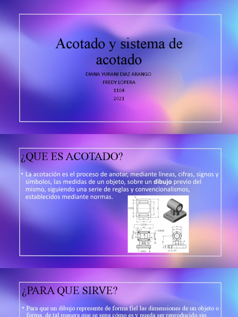 Acotado y Sistema de Acotado | Descargar gratis PDF | Dibujo