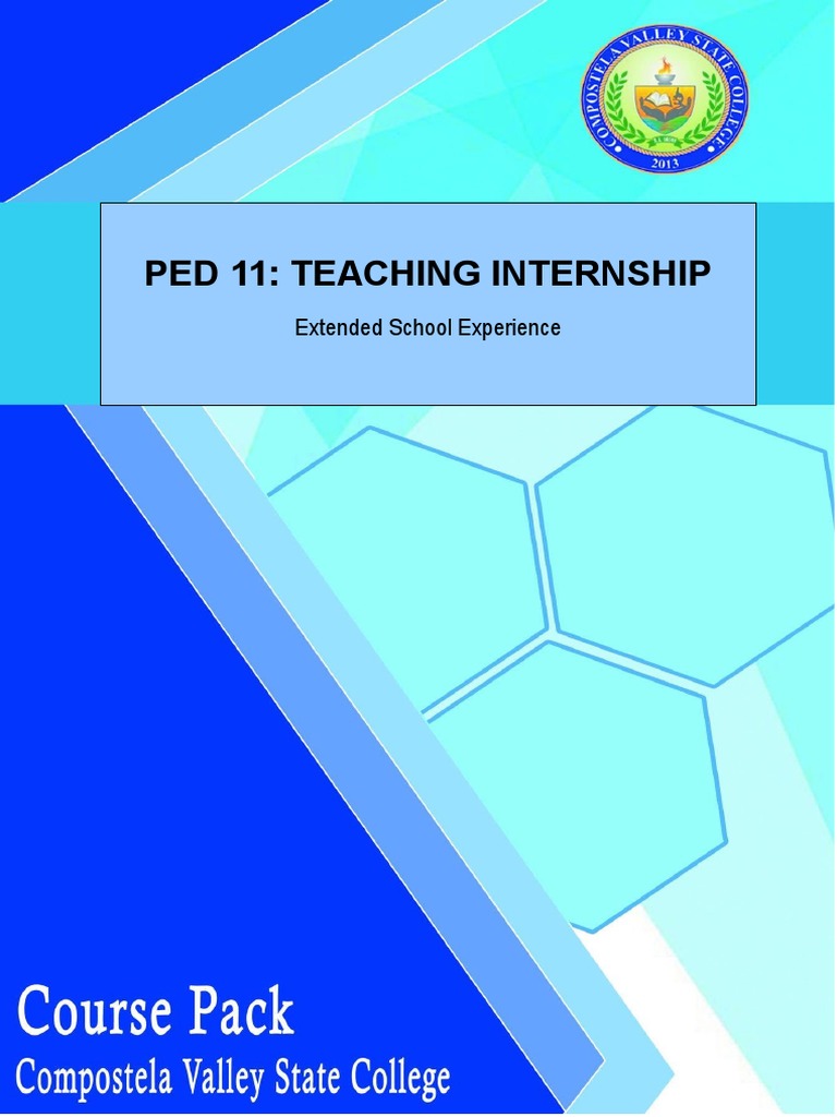 PED 11 Teaching Internship Module | PDF | Teachers | Mentorship