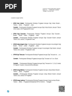 Tabel Jenis Dan Uraian SPM | PDF