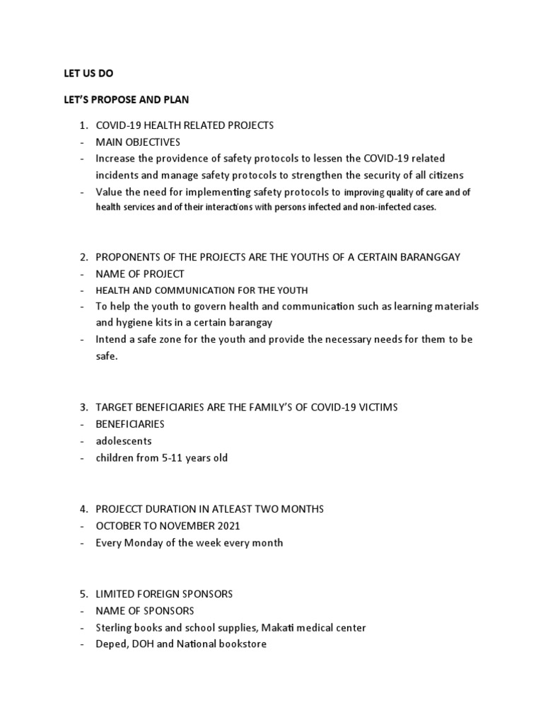 LET US DO - Concept Outline | PDF | Social Science