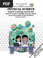 Module 1 - Physical Science | PDF | Science & Mathematics