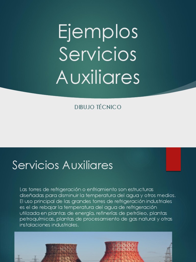 Ejemplos Servicios Auxiliares | PDF
