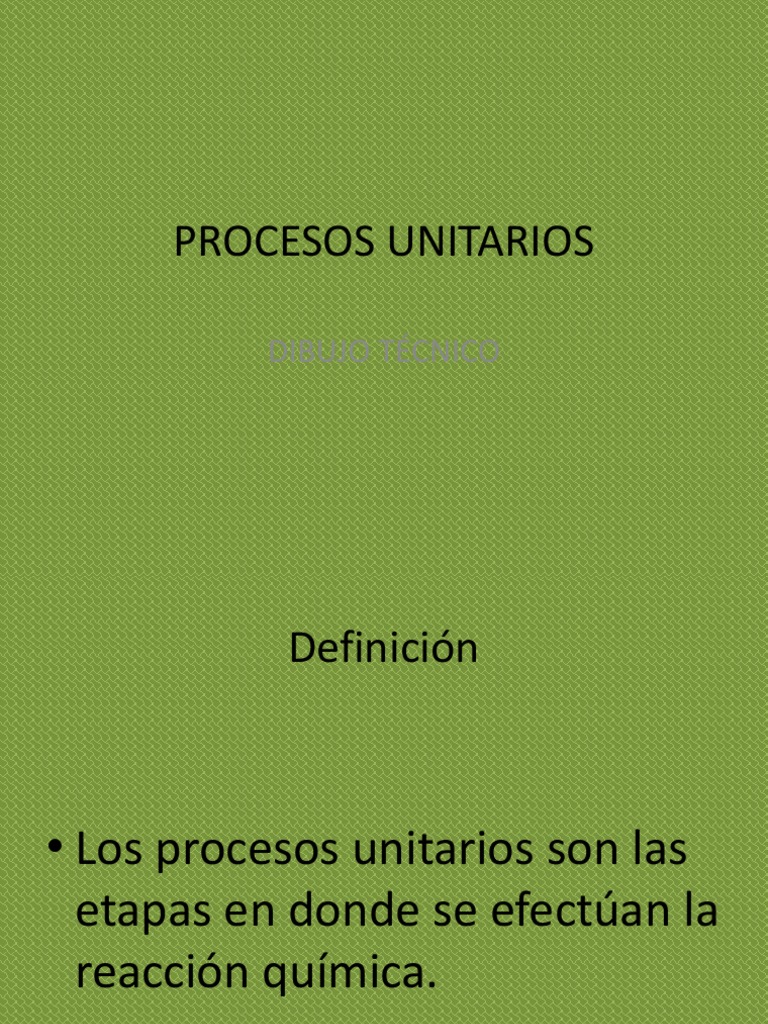 Procesos Unitarios | PDF | Redox | Agua